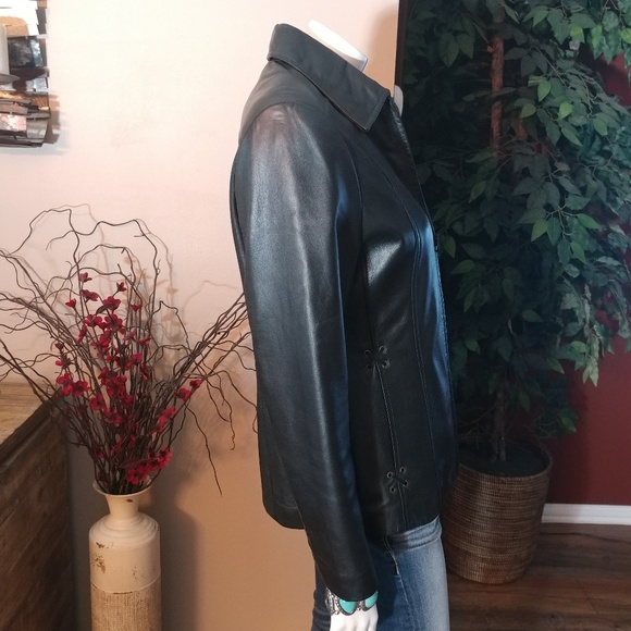 Excelled | Jackets & Coats | Excelled Black Leather Jacket With ...